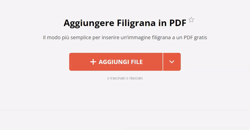 Due Modi per Aggiungere Filigrana al PDF senza Acrobat - PDF Candy